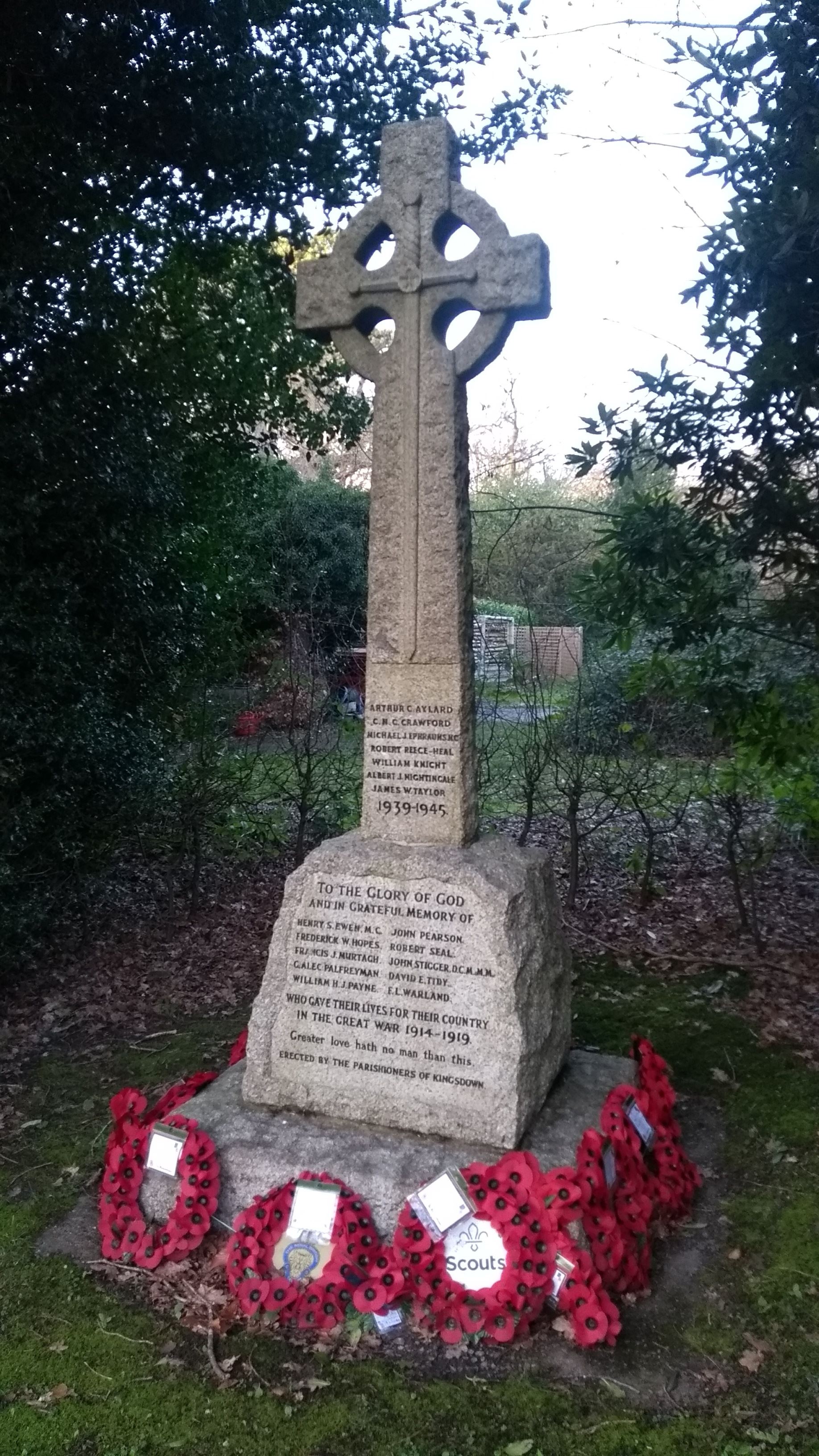 GC8JWAZ War Memorial #1034 ~ West Kingdown (Multi-cache) in South East ...