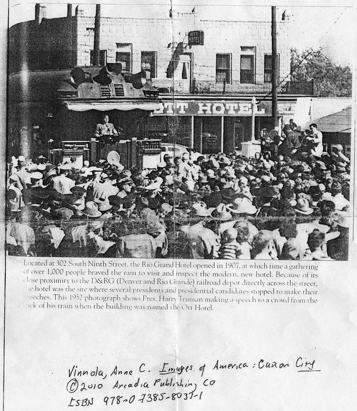 GC8633Y The Ott Hotel (Traditional Cache) in Colorado, United States ...