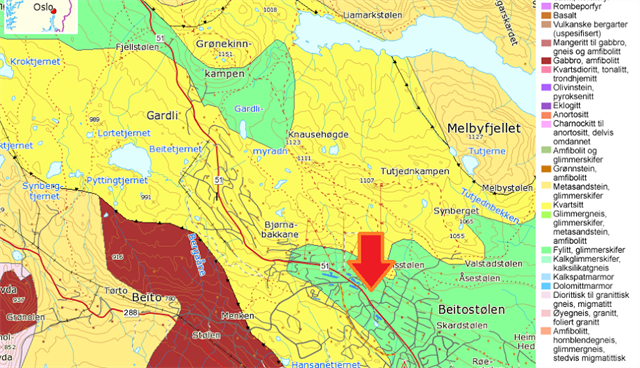 GC6MBT4 Fyllit/Phyllite in Jotunheimen (Earthcache) in Innlandet ...