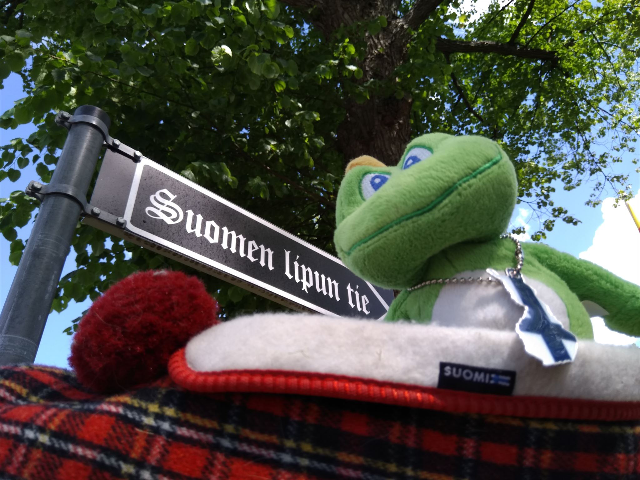 GC891HJ Suomen lipun tie (Virtual Cache) in Kymenlaakso, Finland ...