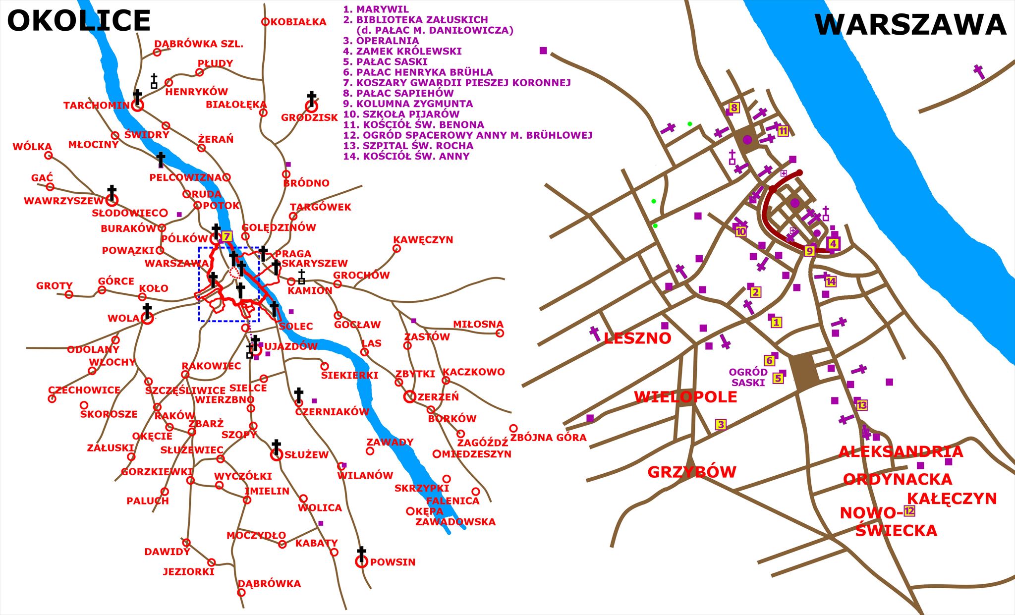GC73WTQ Story of Warsaw #039: 1742 – 1750 (Unknown Cache) in ...