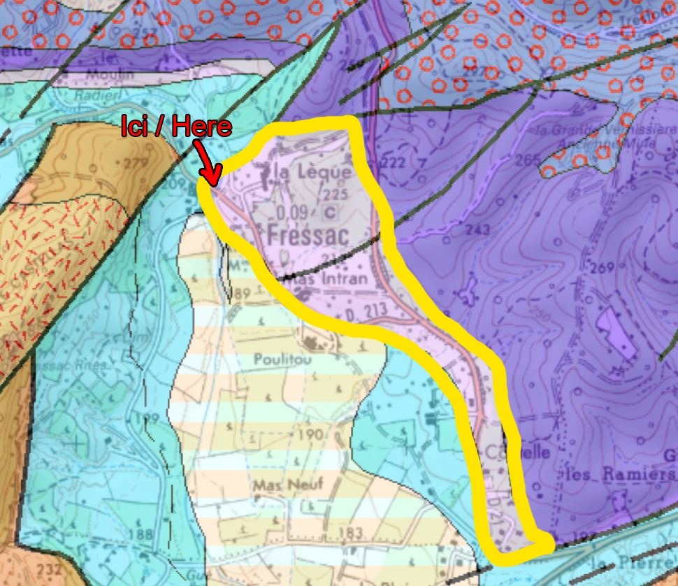 GCA9EHA Les strates de la dalle aux fossiles de Fressac (Earthcache) in ...