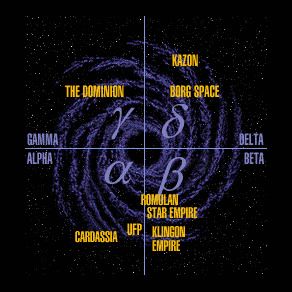 How far is the Gamma quadrant from the Delta? Could the Dominion have ...