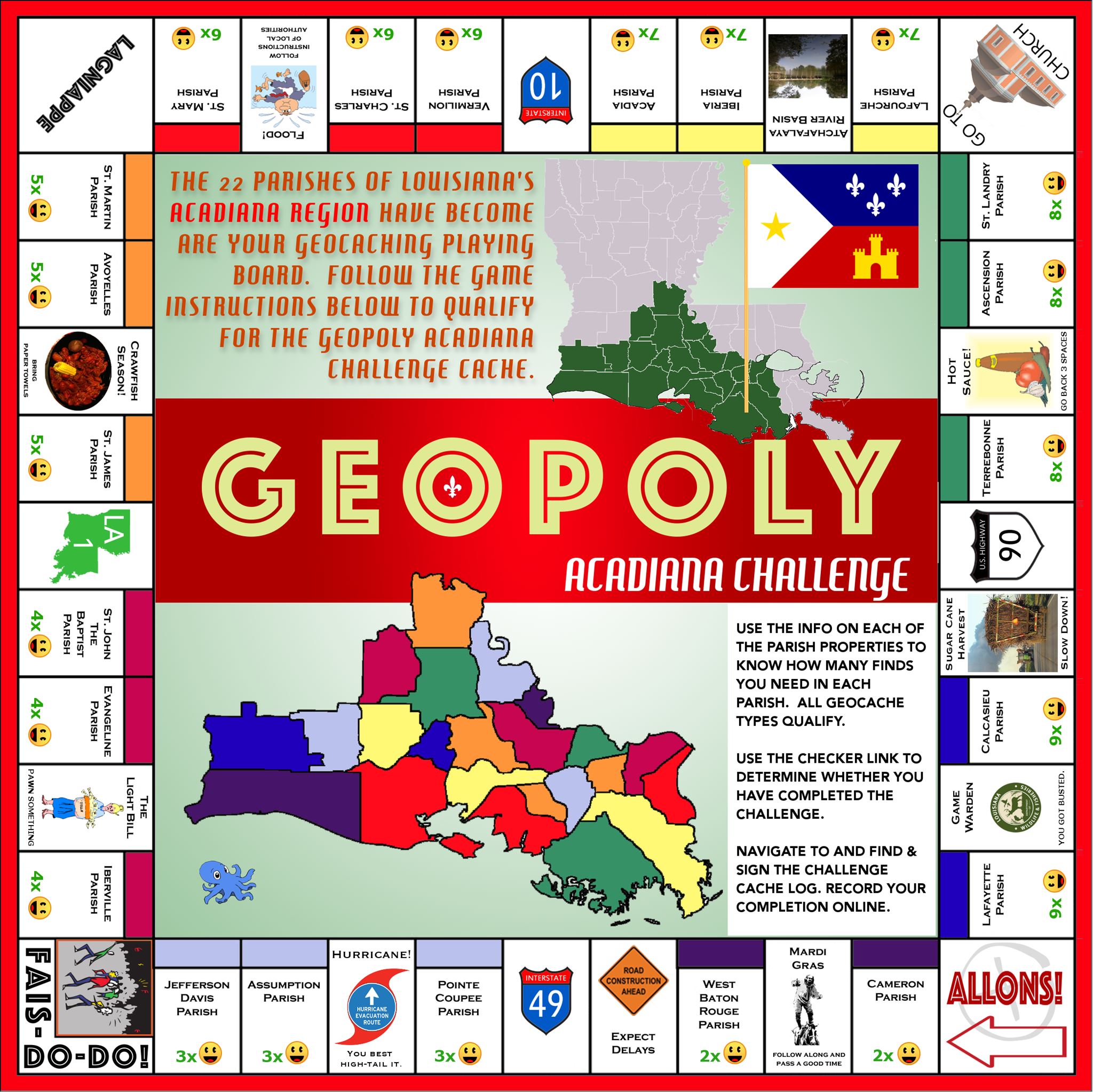 GC7818K GEOPOLY: Acadiana Challenge (Unknown Cache) in Louisiana ...