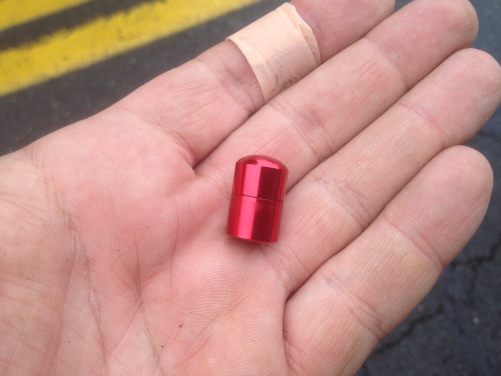 Found this tiny cache today : r/geocaching