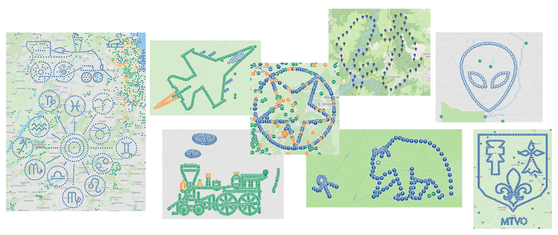 GCA4XP7 Plus petit geoart du Monde : juste un point VERT (Traditional ...