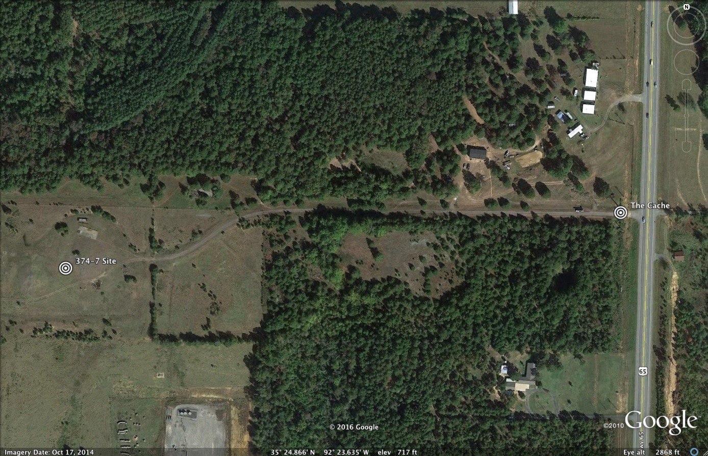 GC71BX3 TMS 374-7 (Southside) (Traditional Cache) in Arkansas, United ...