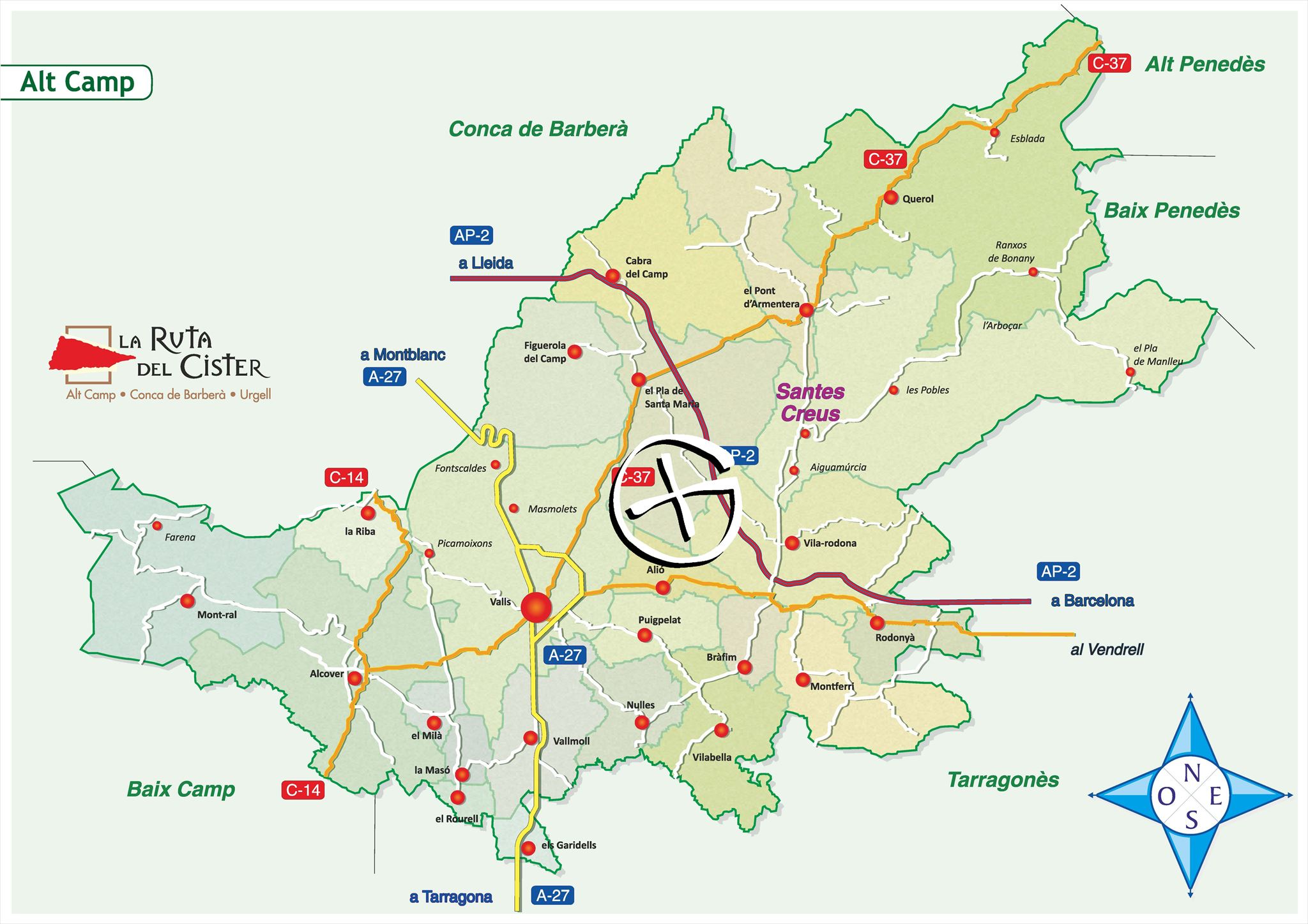 GC947H8 Centre geogràfic de l'Alt Camp (Letterbox Hybrid) in Cataluña ...