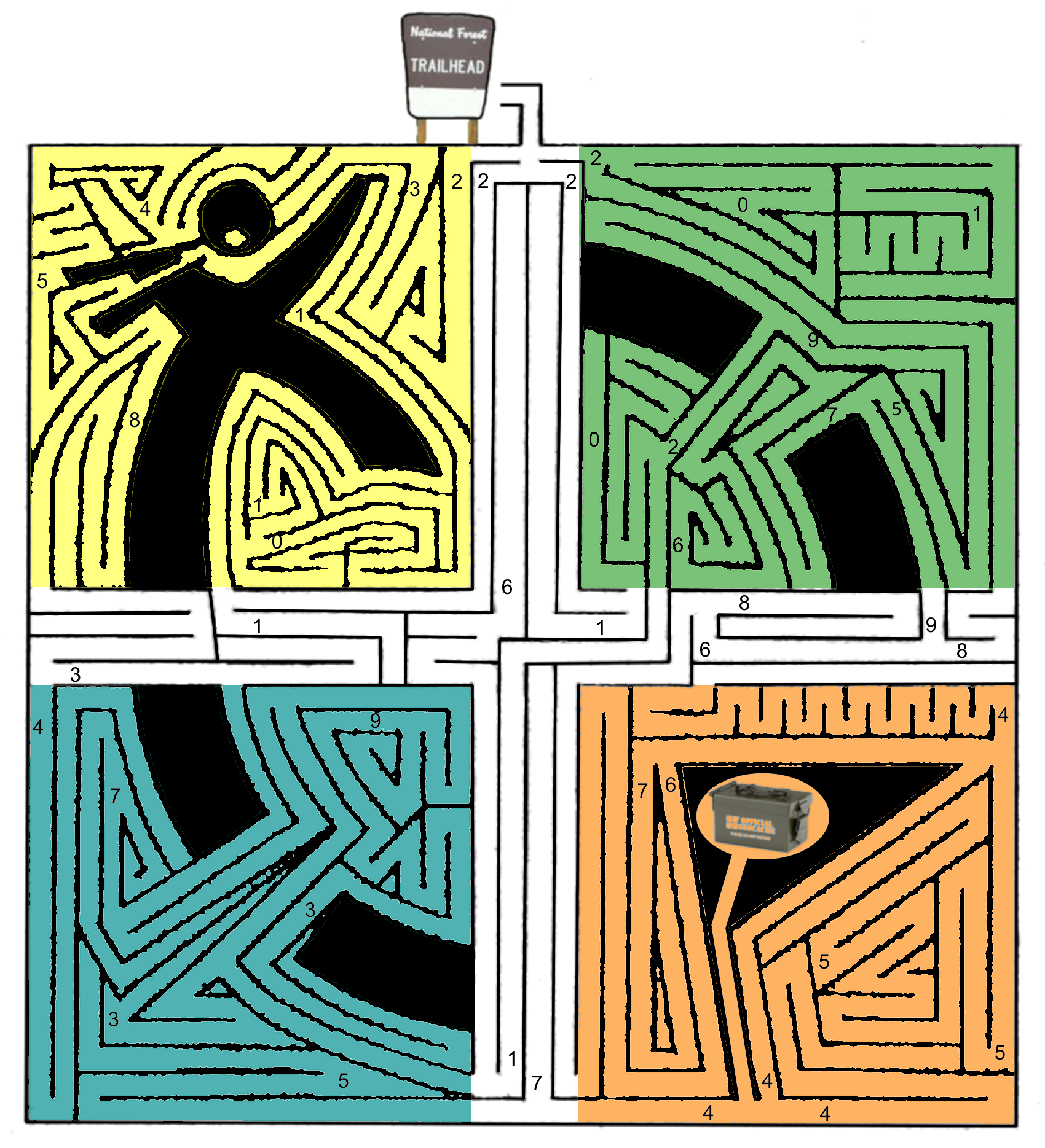 GC64PAQ Easy to A-maze! (Unknown Cache) in Oregon, United States ...