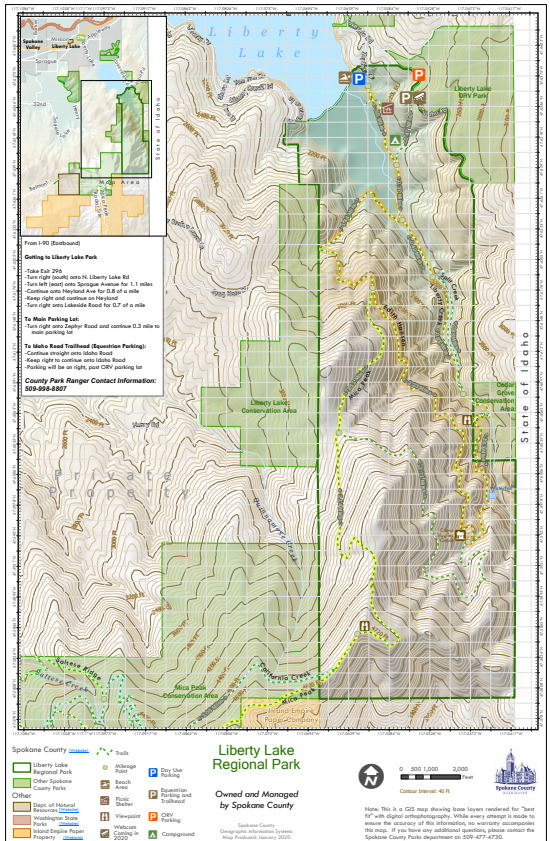 GC91KBM Wiildrose Takes a Hike ~ Liberty Lake (Traditional Cache) in ...