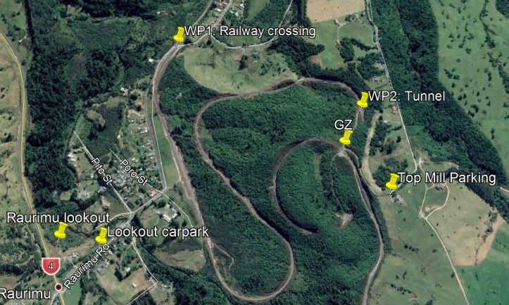 GCA3T28 Trainspotting at Raurimu (Traditional Cache) in North Island ...