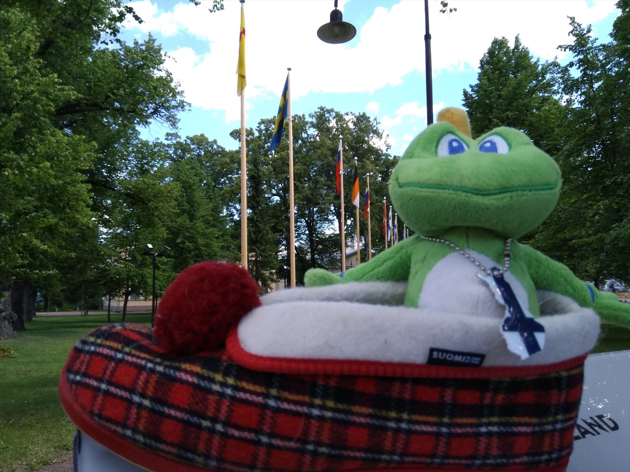 GC891HJ Suomen lipun tie (Virtual Cache) in Kymenlaakso, Finland ...