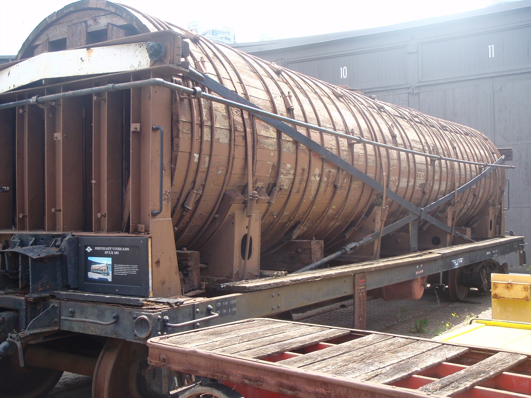 Wooden Tank Car .. built 1964! ( for vinegar of course) - Classic ...