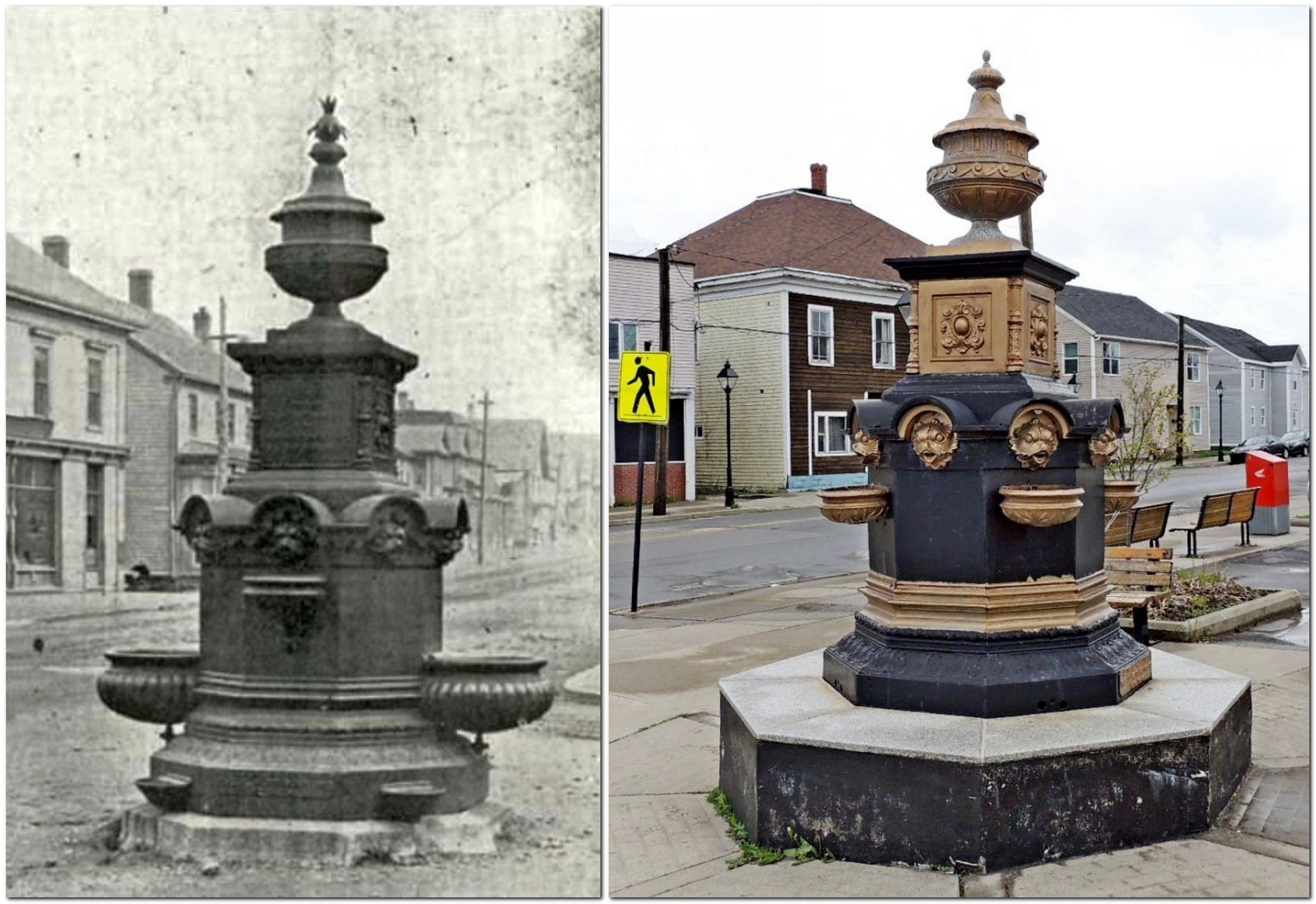 Lewis Fountain - Yarmouth, Nova Scotia - Photos Then and Now on ...