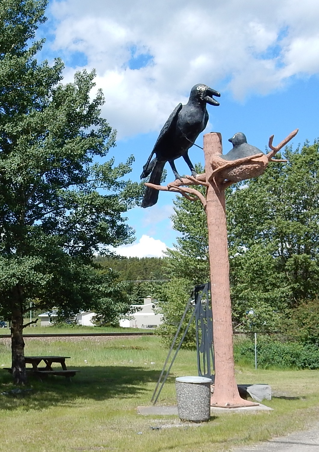 The Crow's Nest - Crowsnest Pass, Alberta - Figurative Public Sculpture ...