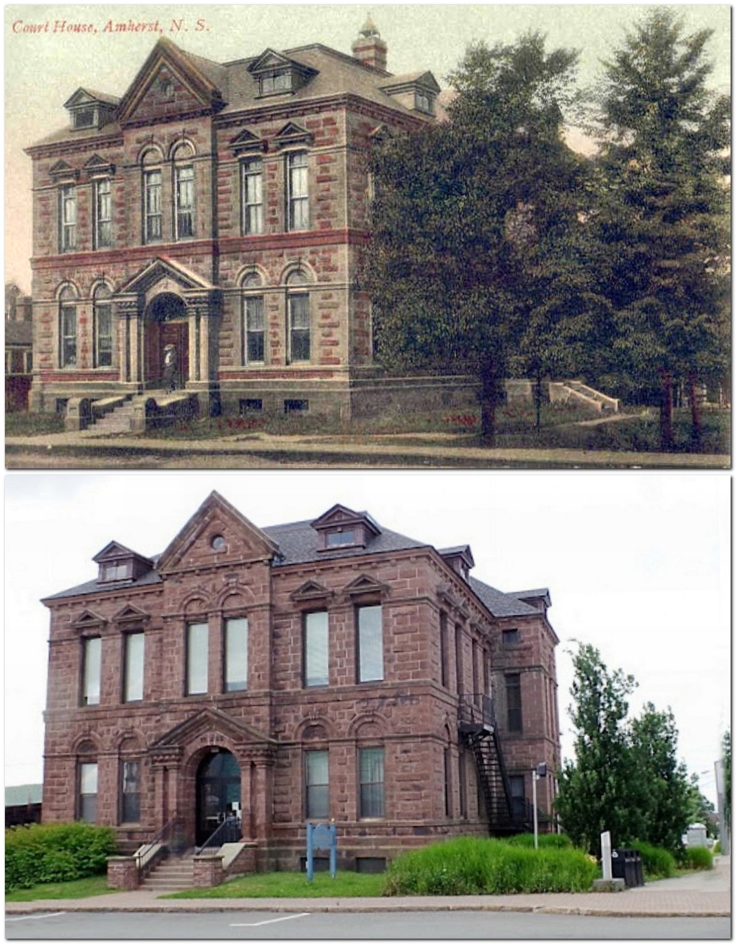 County Court House - Amherst, Nova Scotia - Photos Then and Now on ...