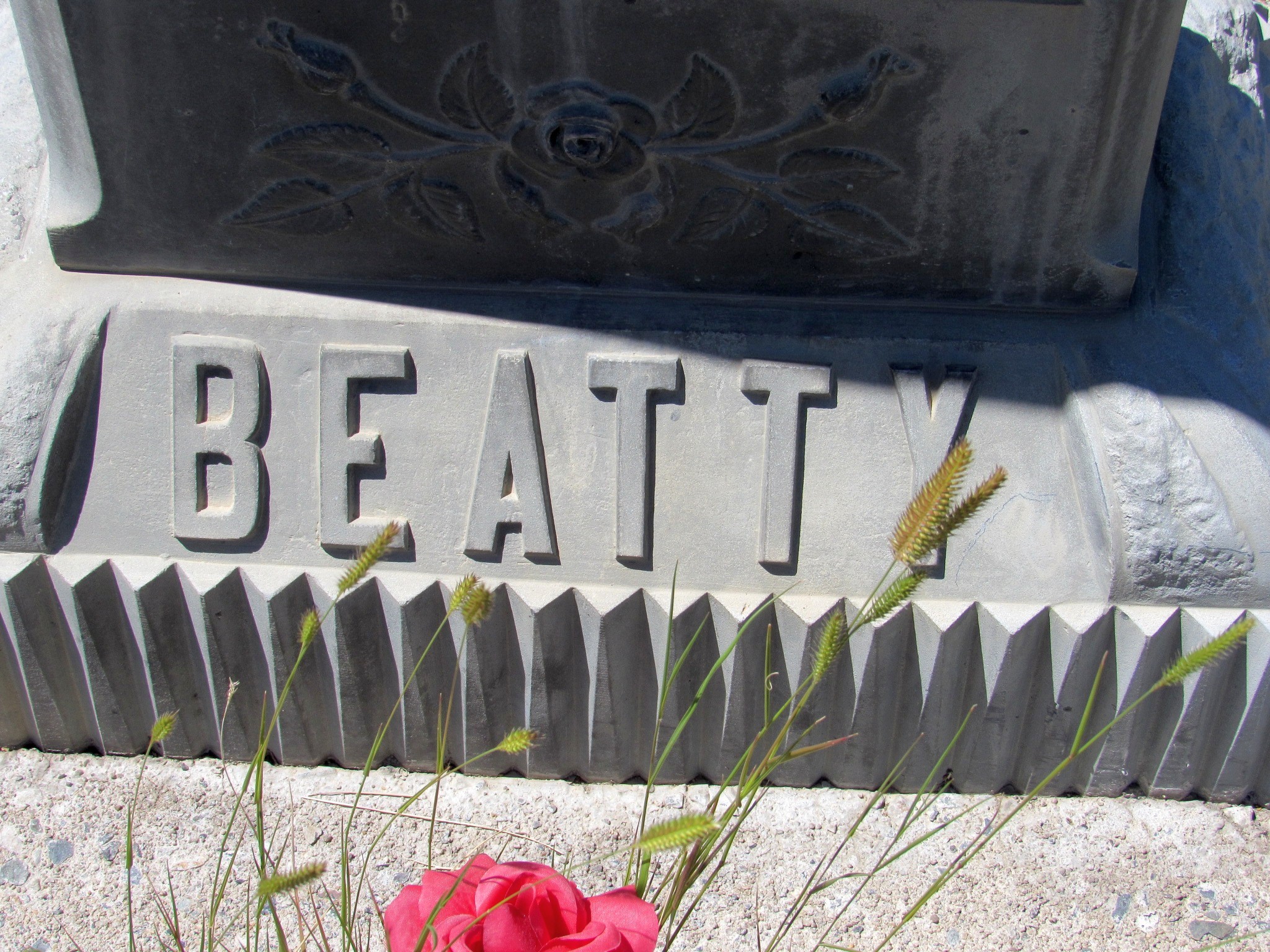 George Beatty - Benton Avenue Cemetery - Helena, Montana - Zinc ...