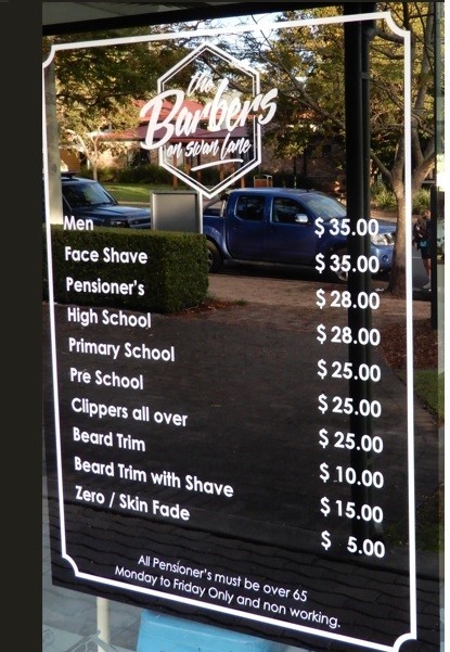 Barbers on Swan Lane Pole - Mudgeeraba, Queensland, Australia - Barber ...