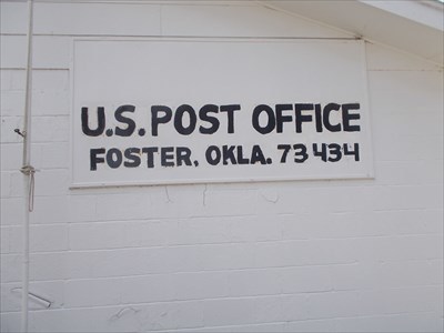 Foster, OK 73434 - U.S. Post Offices on Waymarking.com