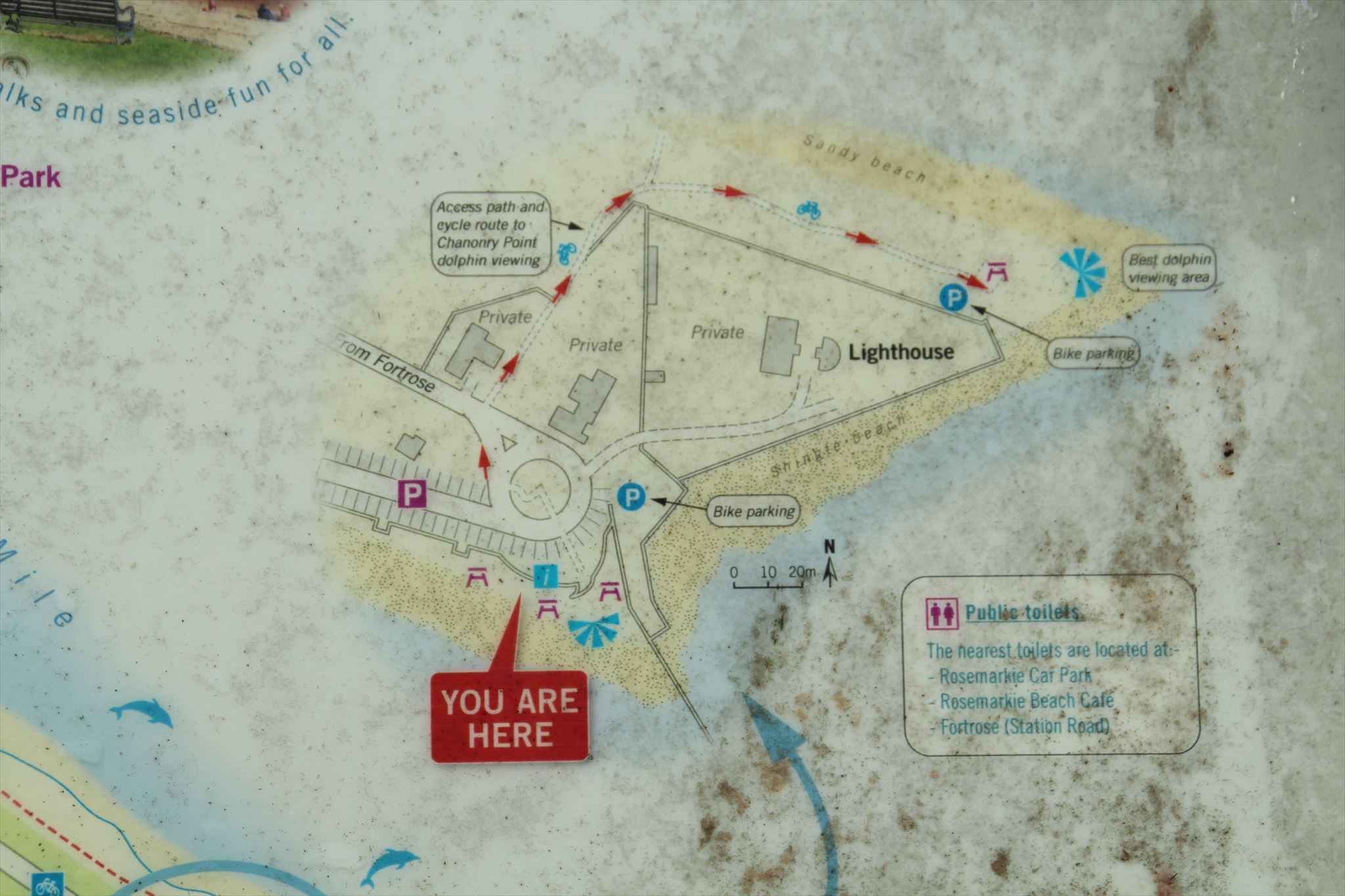 You Are Here - Chanonry Point 02 - Fortrose, Scotland, UK - 'You Are ...