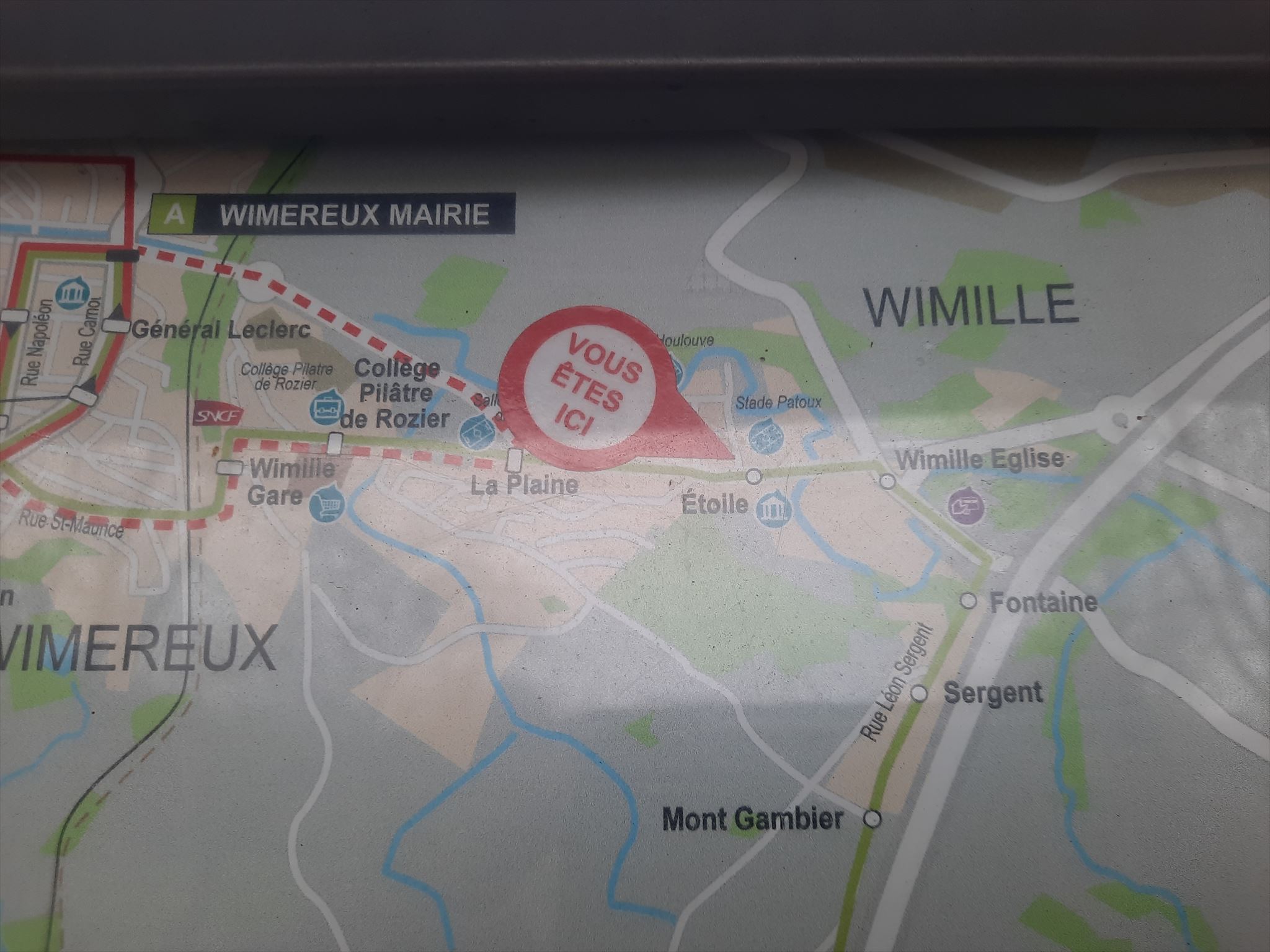 Vous Êtes Ici : Arrêt Etoile 02 - Wimille, France - 'You Are Here' Maps ...