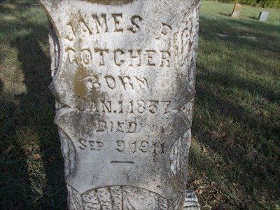 James P. Gotcher - Shiloh Cemetery - Slaughterville, OK - Woodmen of ...