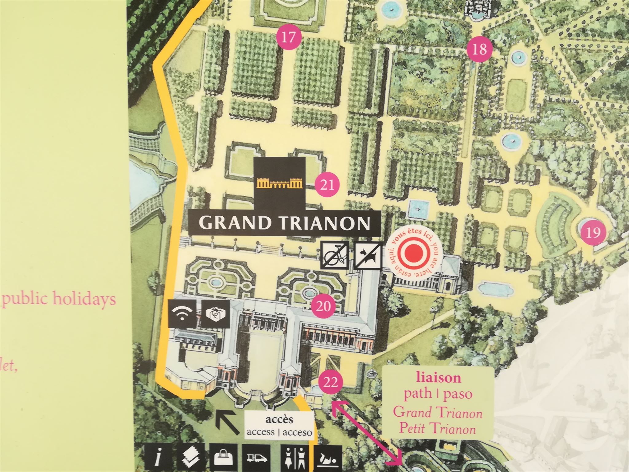 Vous Êtes Ici : Domaine de Trianon - Versailles, France - 'You Are Here ...