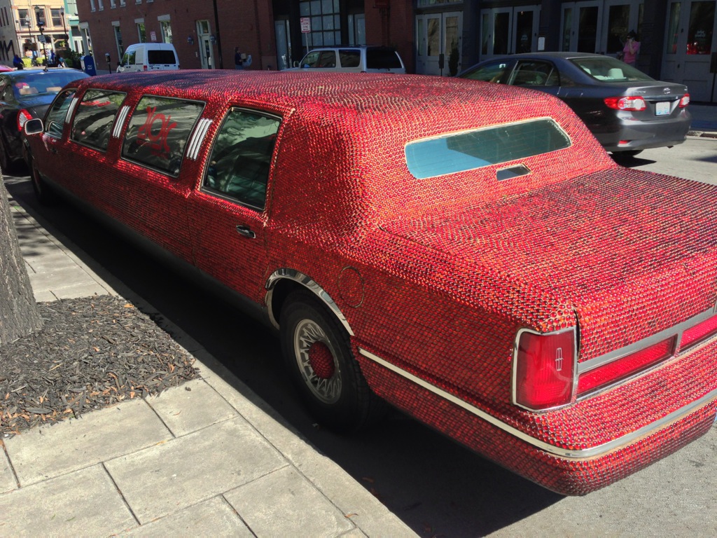 Wife found this for me! It’s Bedazzled! : Shitty_Car_Mods