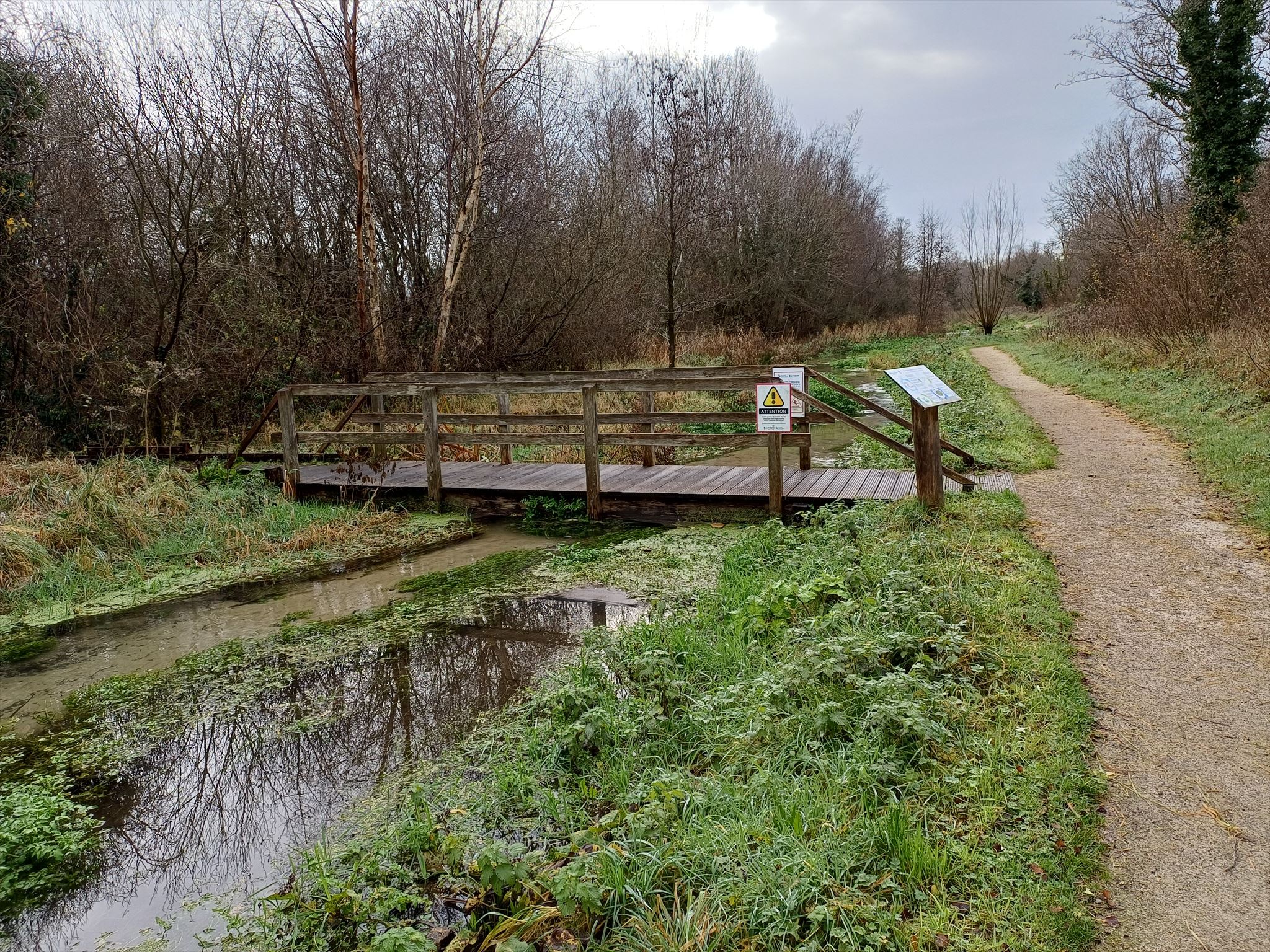 Passerelle 01 du Domaine du Rohart - Camiers, France - Hiking Path ...