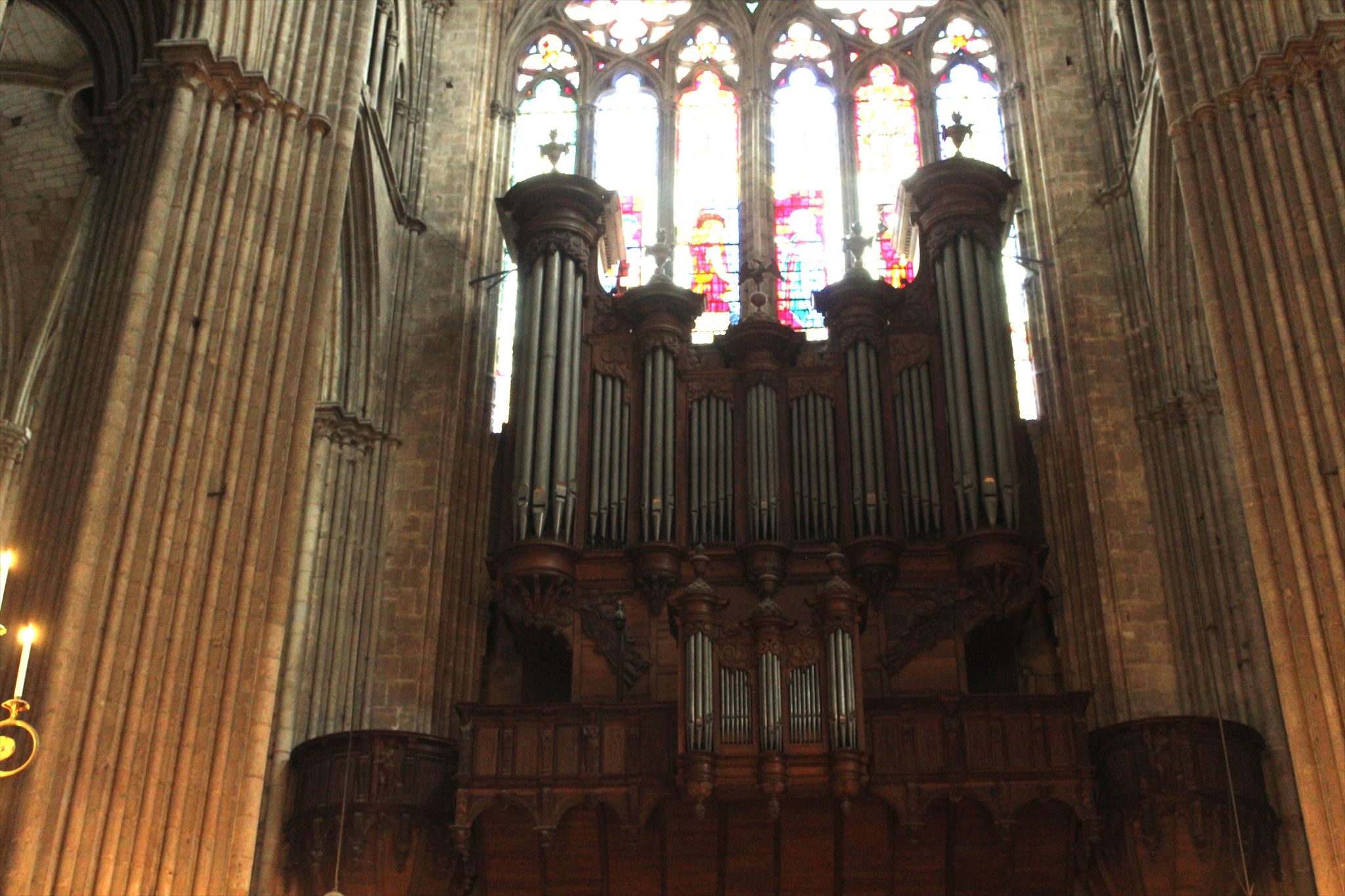 Le grand orgue de La Cathédrale Saint-Etienne - Bourges, France ...
