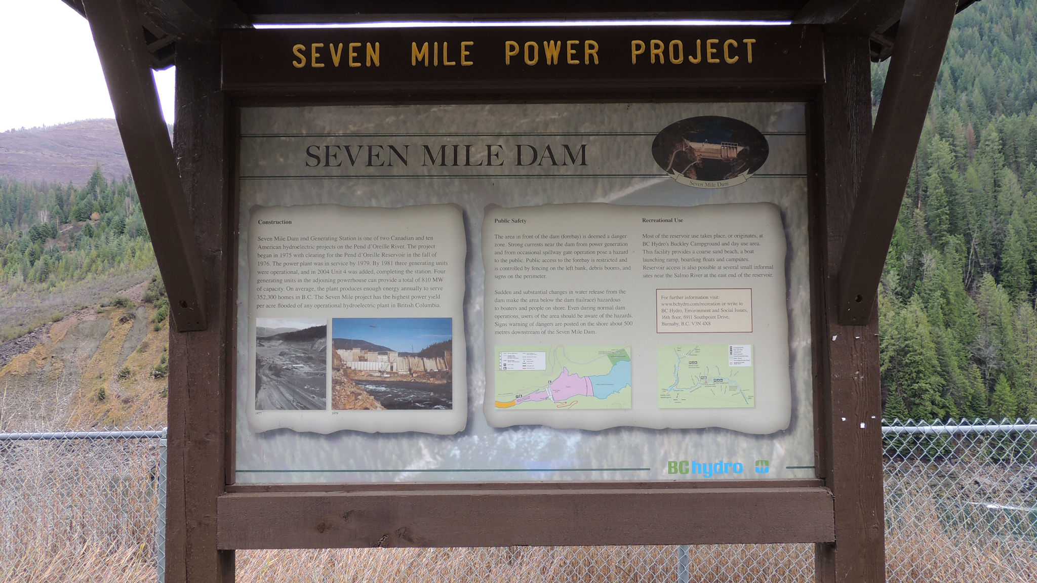 Seven Mile Dam - Pend d'Oreille River, BC, Canada - Wikipedia Entries ...