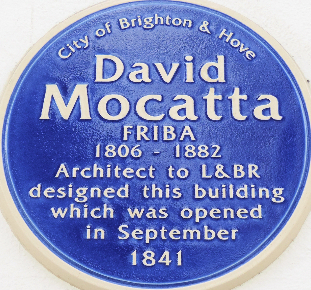 David Mocatta - Brighton Railway Station, Brighton, UK - Blue Plaques ...