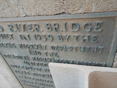 State Highway 79 Bridge at the Red River - Byers, TX / Waurika, OK - U ...