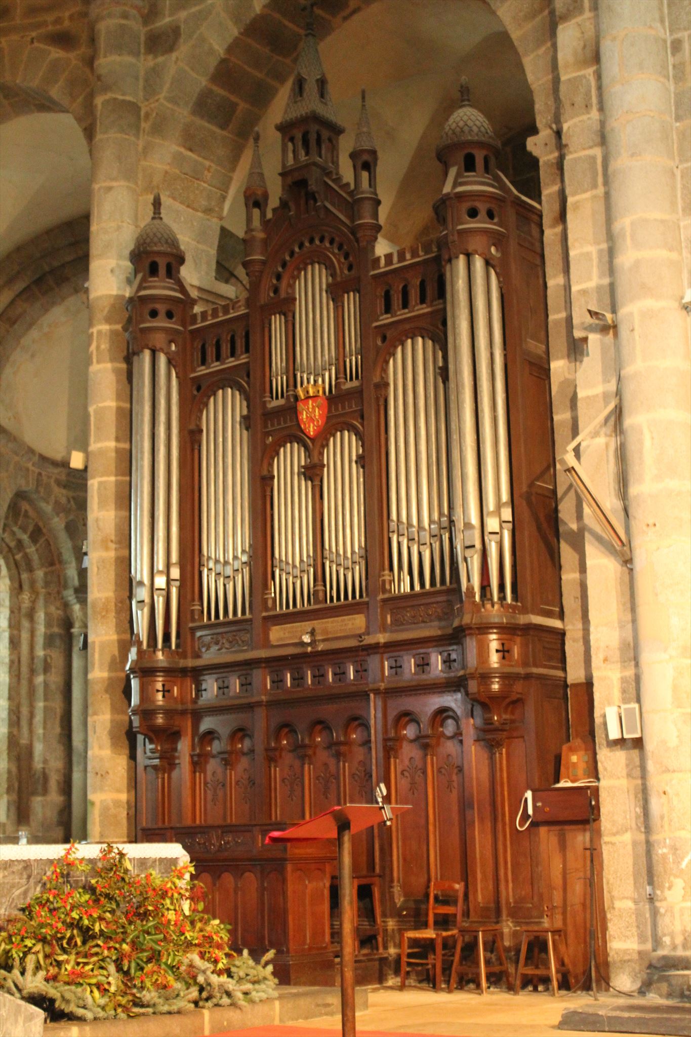 L'Orgue de la Collégiale Saint-Pierre-ès-Liens - Le Dorat, France ...
