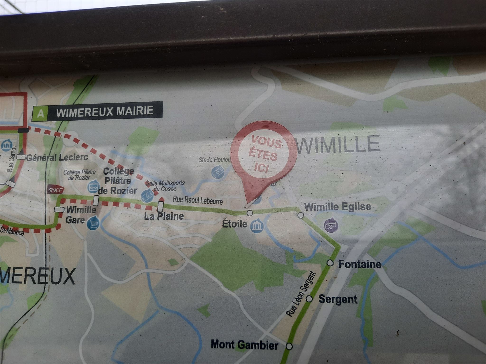 Vous Êtes Ici : Arrêt Etoile 01 - Wimille, France - 'You Are Here' Maps ...
