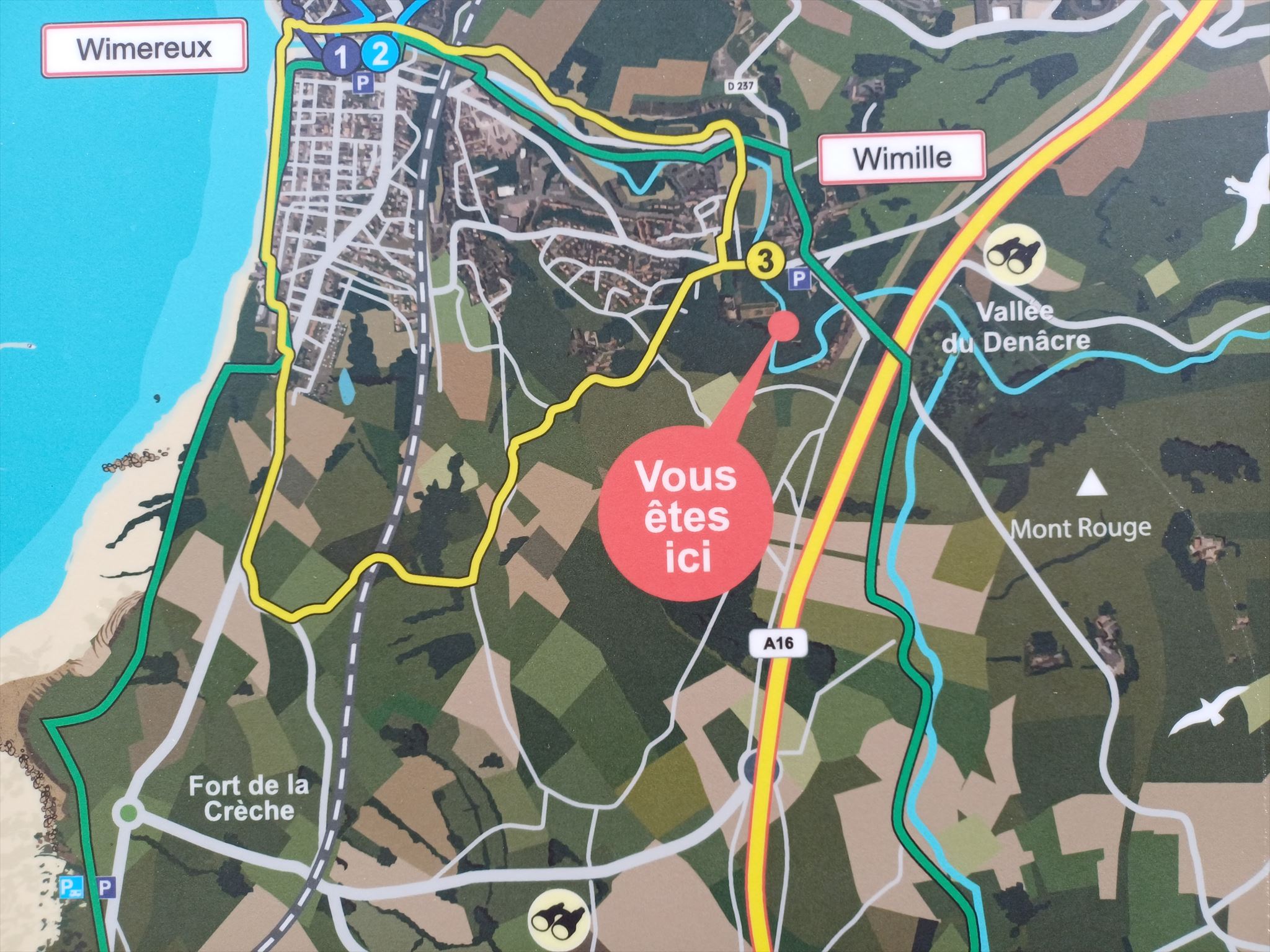 Vous Êtes Ici : Rue de Lozembrune - Wimille, France - 'You Are Here ...