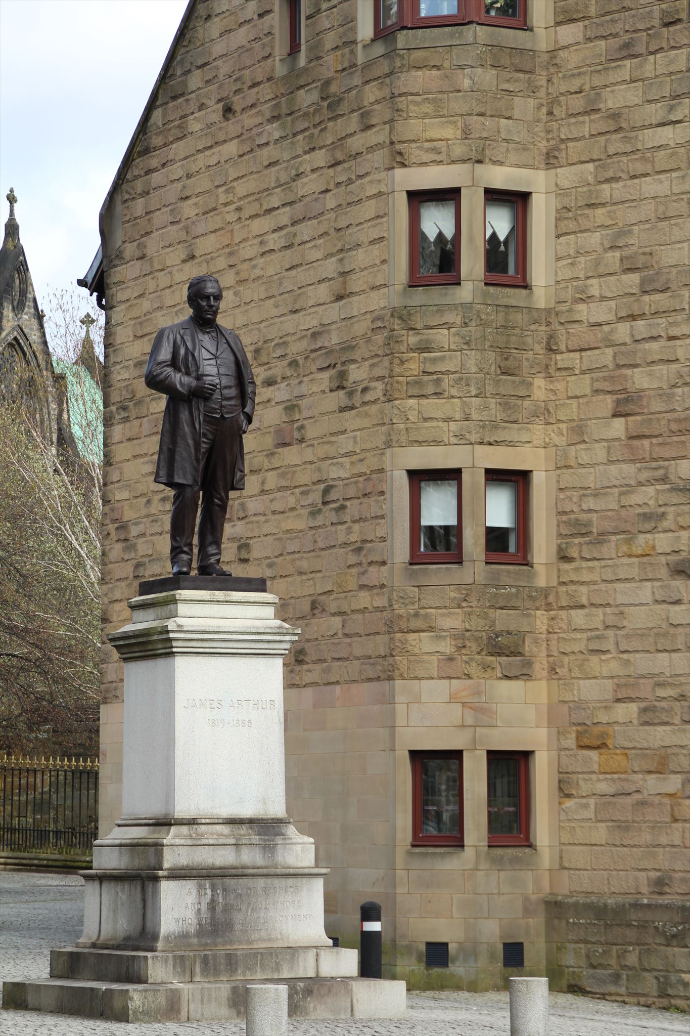 Cathedral Square, Statue Of James Arthur - Glasgow, Scotland, UK ...