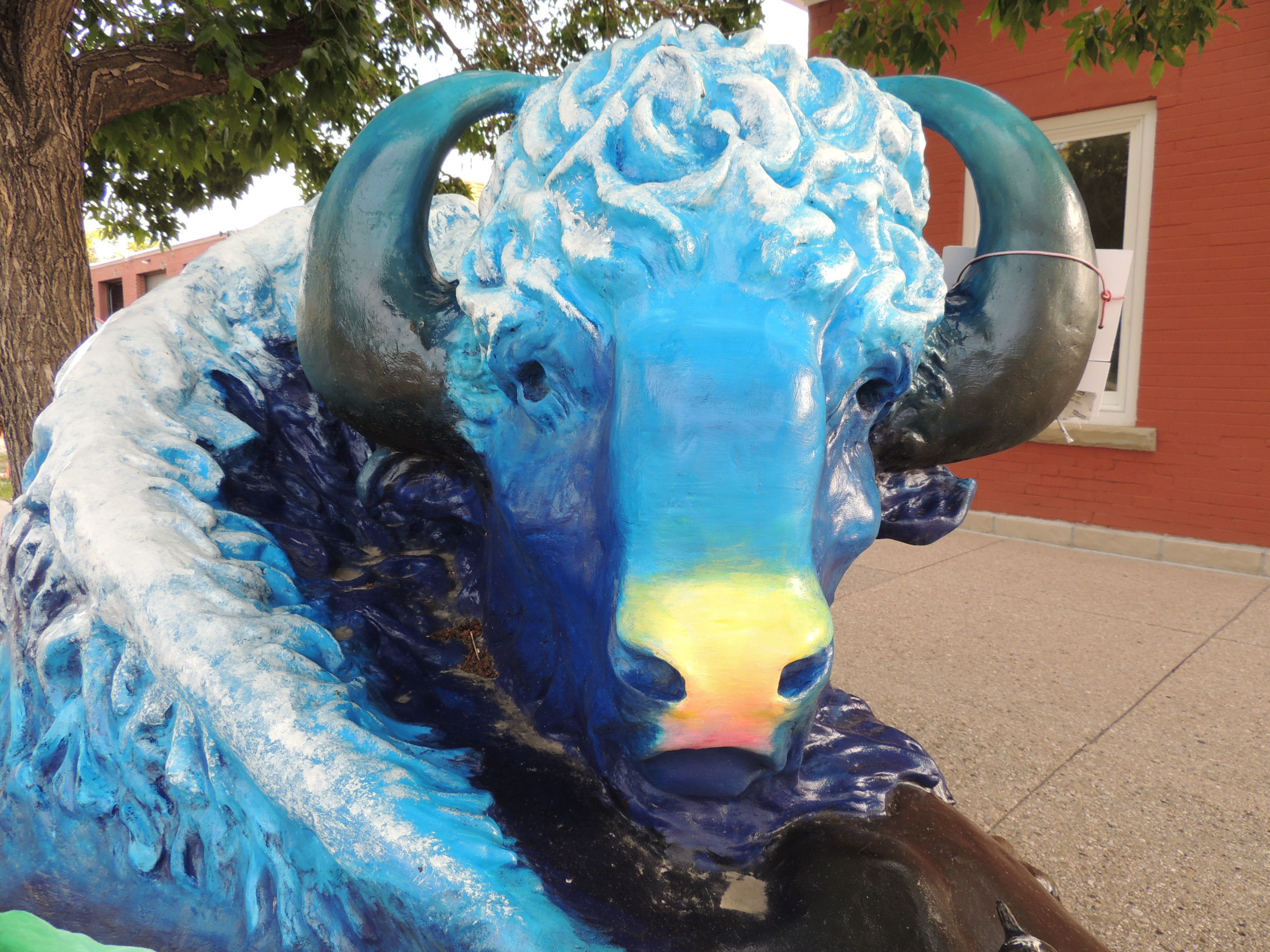 Blue Buffalo - Cody, WY - Figurative Public Sculpture on Waymarking.com