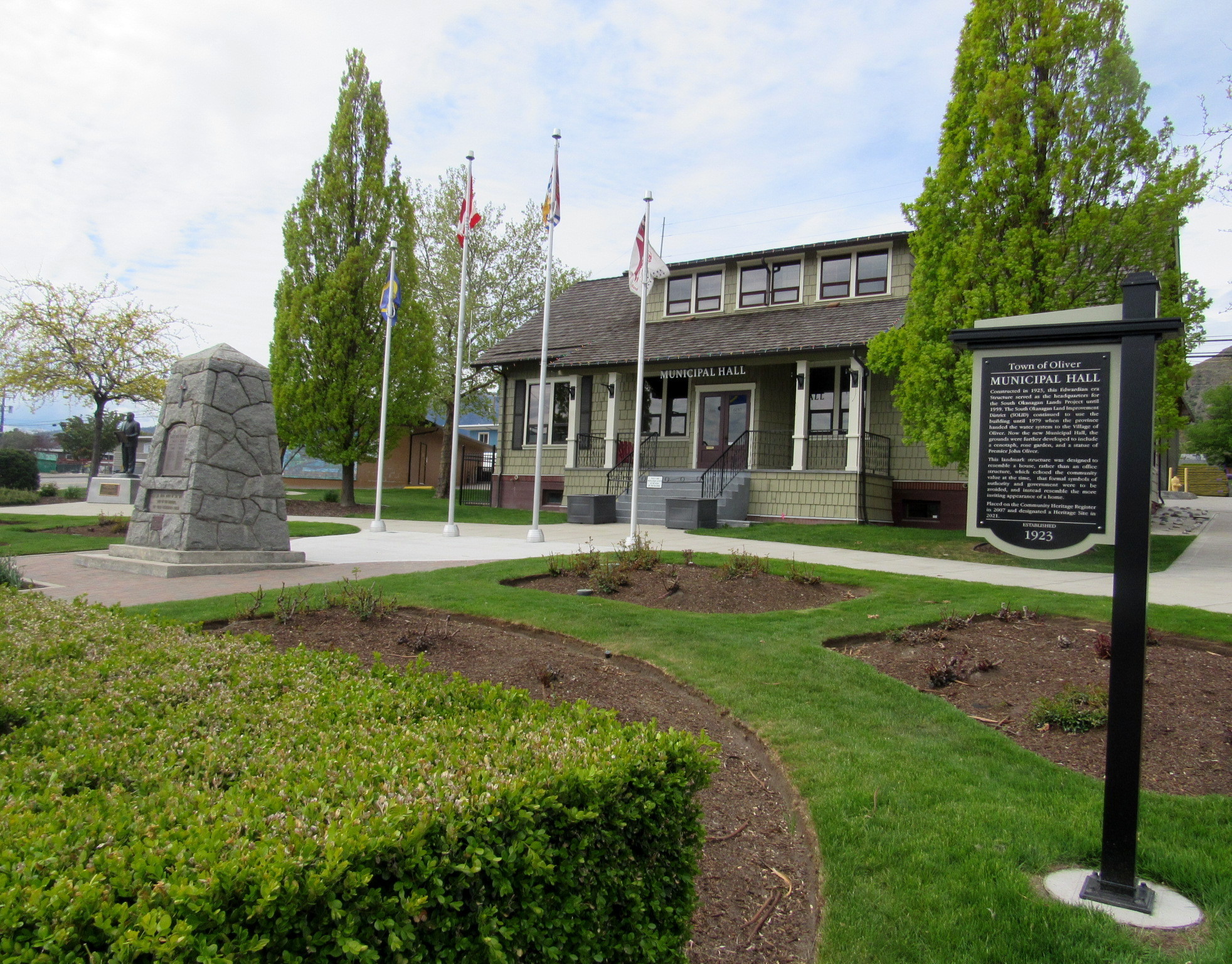 Municipal Hall - Oliver, British Columbia - British Columbia Heritage ...