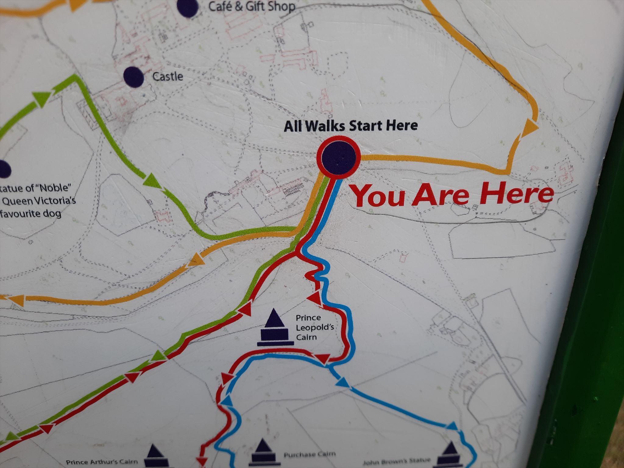 You Are Here : Balmoral Estate Walk - Crathie, Scotland, UK - 'You Are ...