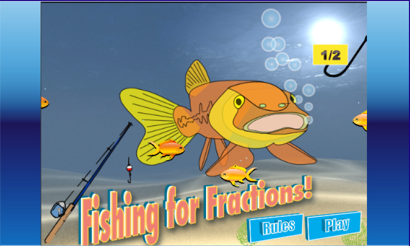 Fishing for Fractions by Media4Math - GameSalad Arcade