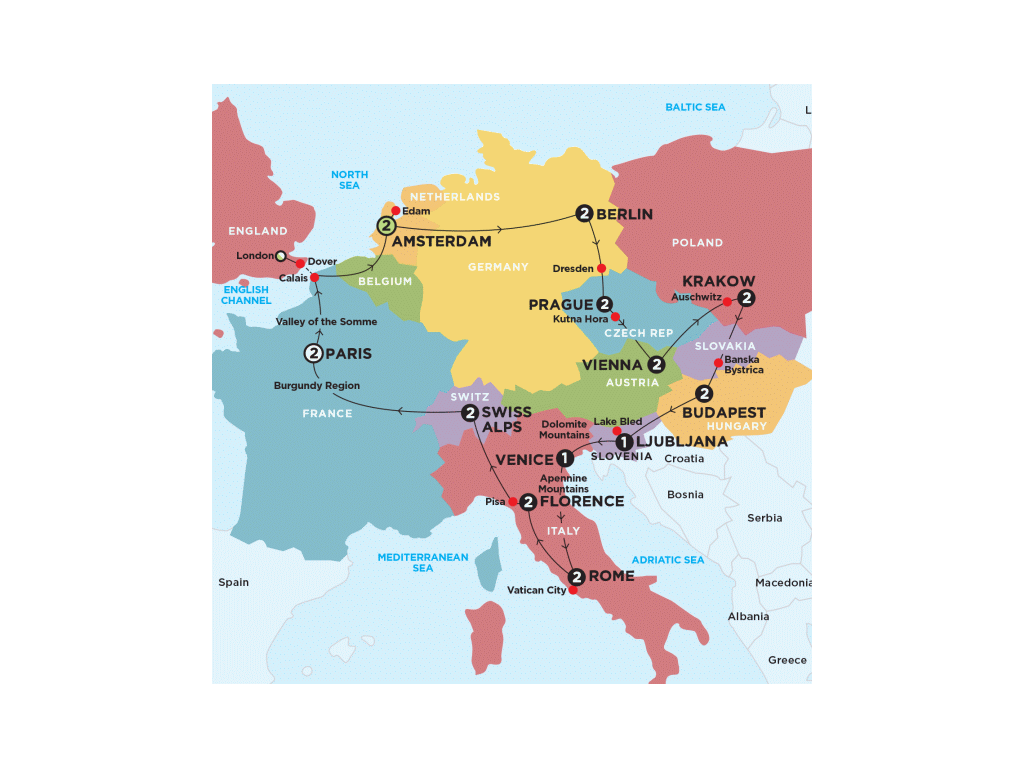 Lattitude Experience - 24 Days - European Trail