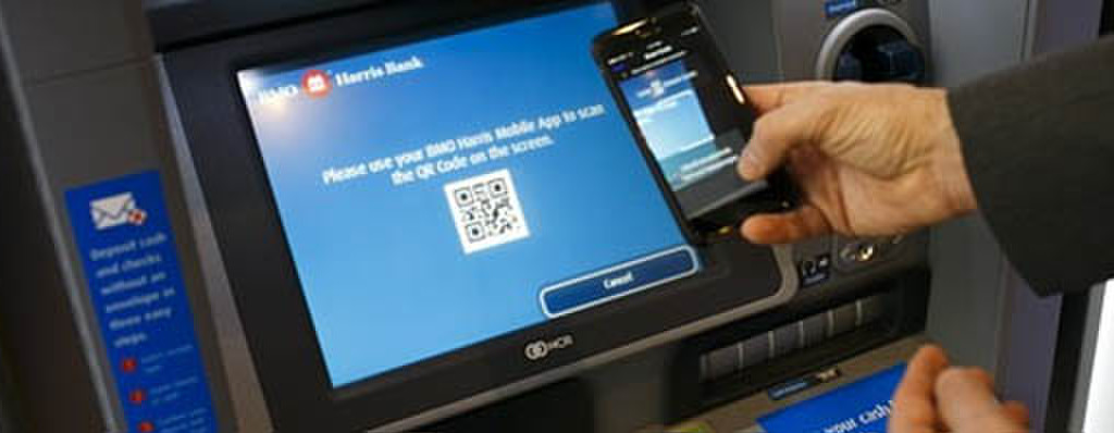 NO CARD NEEDED Use your smartphone to access ATMs