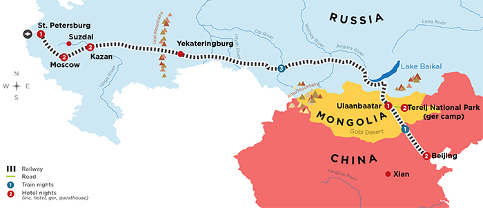 Classic Trans Mongolian Railway