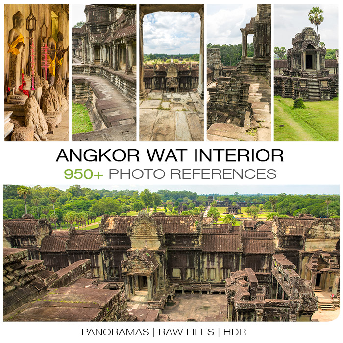 Angkor Wat Interior- Super Detailed Photopack (950+ Raw files and HDR ...