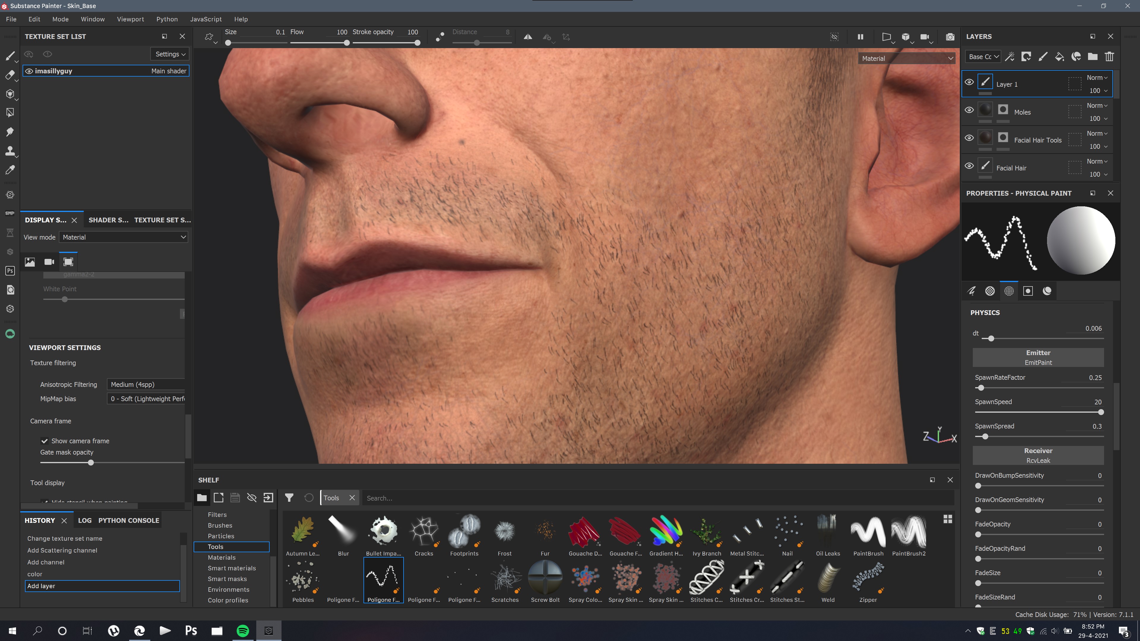 Facial Hair Tool v2.0 now supports 4K & Real-world scaling - Art of ...