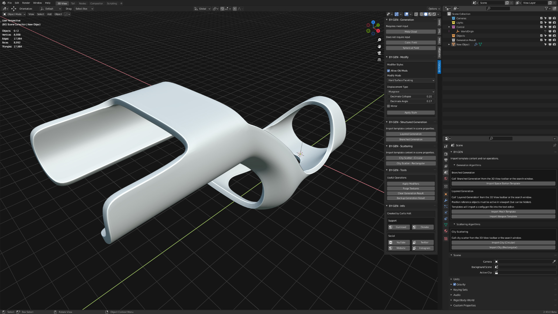 🎉 BY-GEN V8 - Now Available for Blender! - Curtis Holt