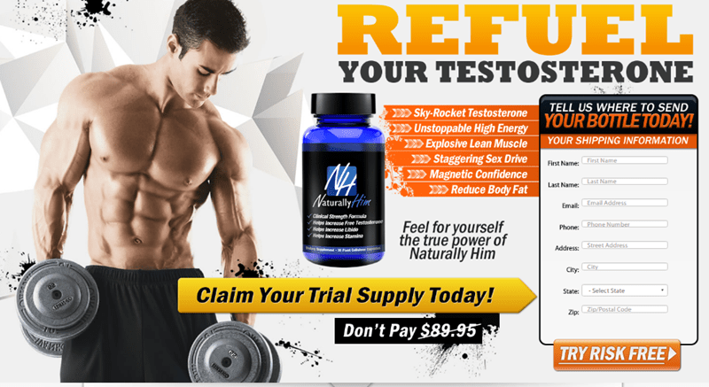 Naturally Him Testosterone Booster [UPDATE 2020] – Sale In USA ...