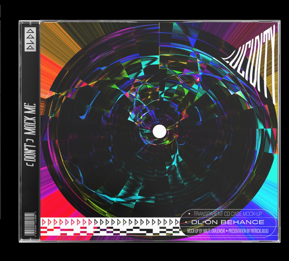 Transparente CD Case Mockup - SAM