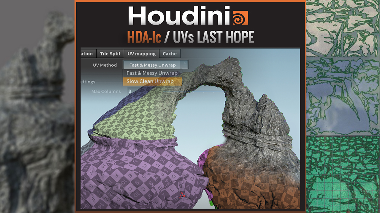 UVs LAST HOPE / New Houdini Tools !! - adrienlambert